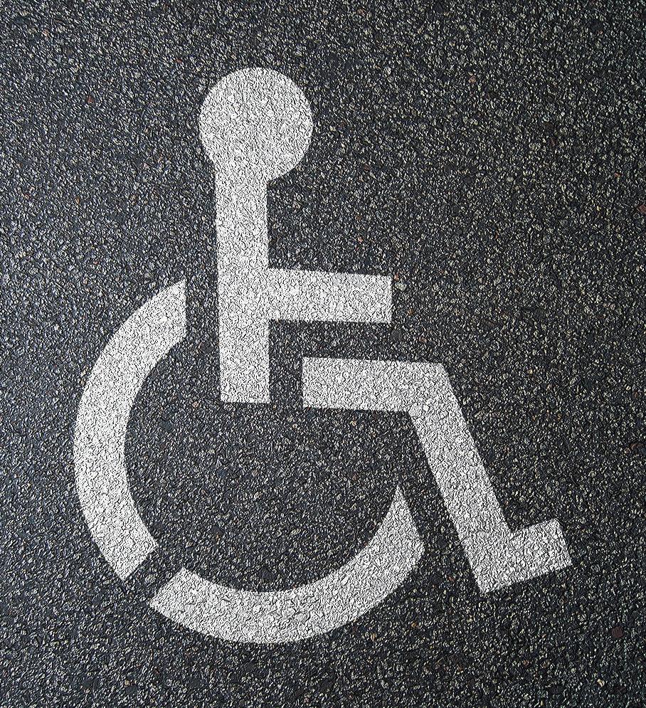 30" Handicap Stencil